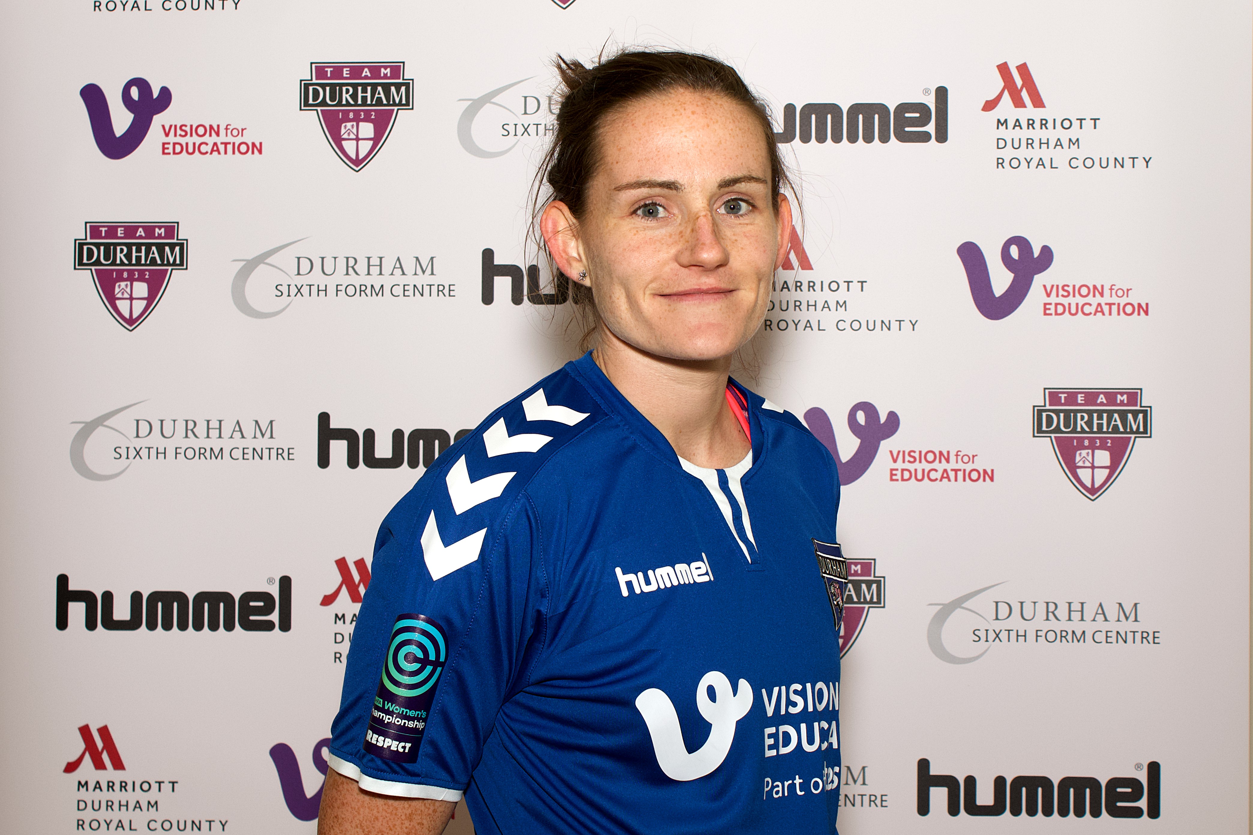 Sarah_Robson_sponsor_board_@suegutteridge – Durham Women FC