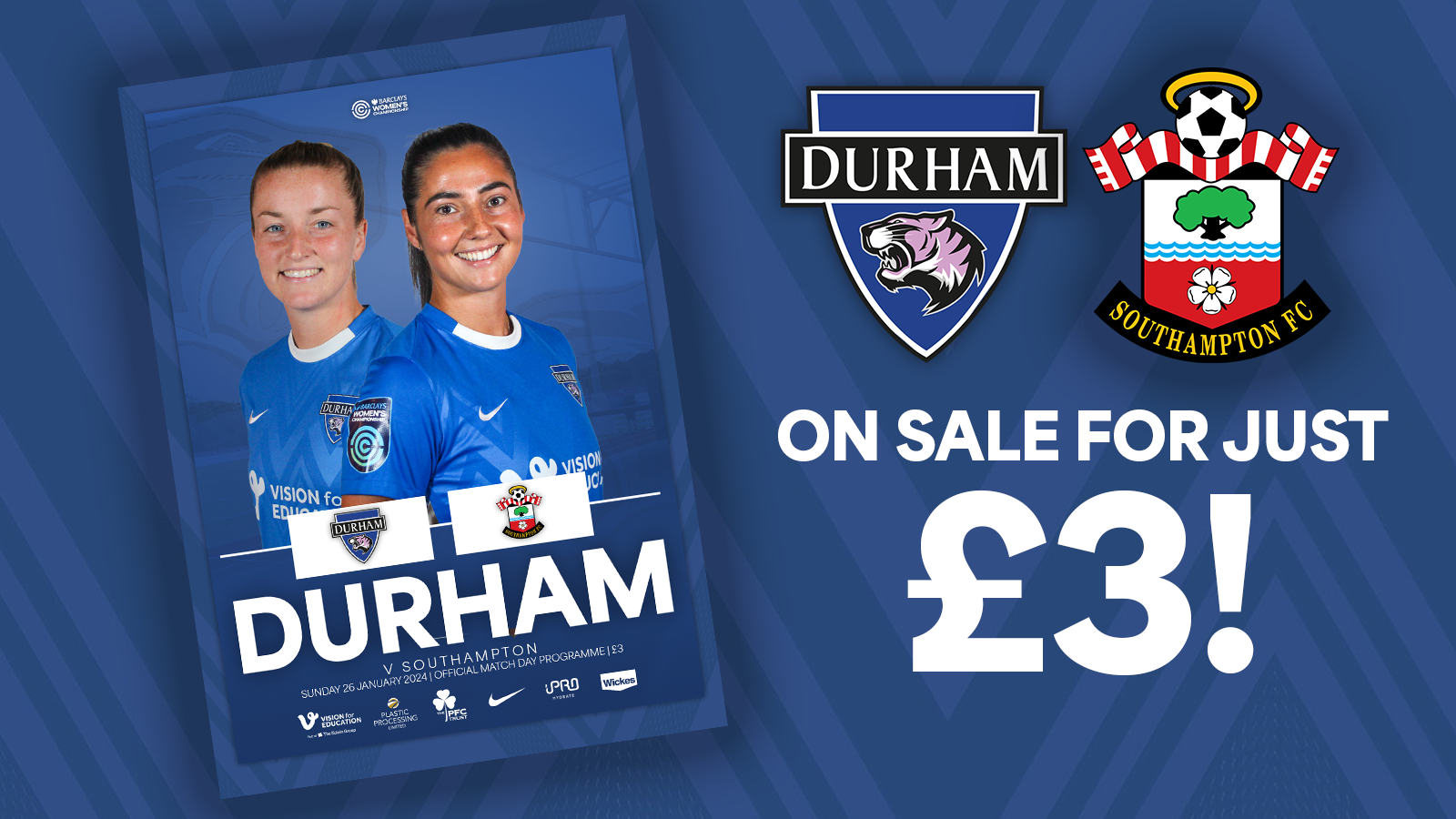 Match Day Programme Promo – Durham Women FC